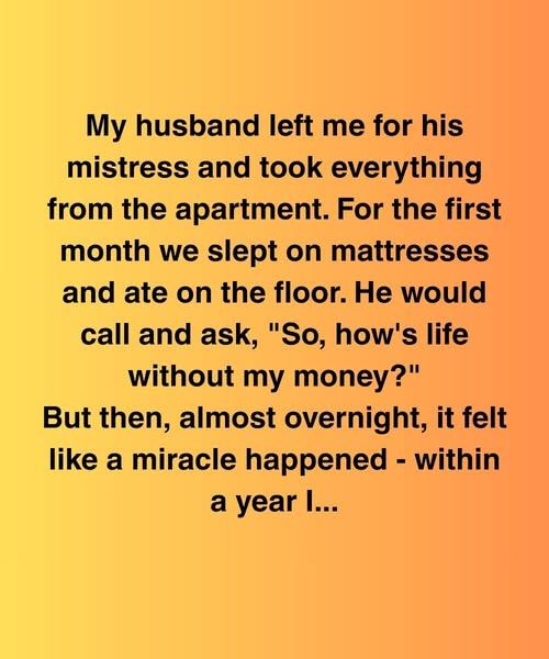 He Left Us With Nothing — But We Built Everything Back Stronger ...